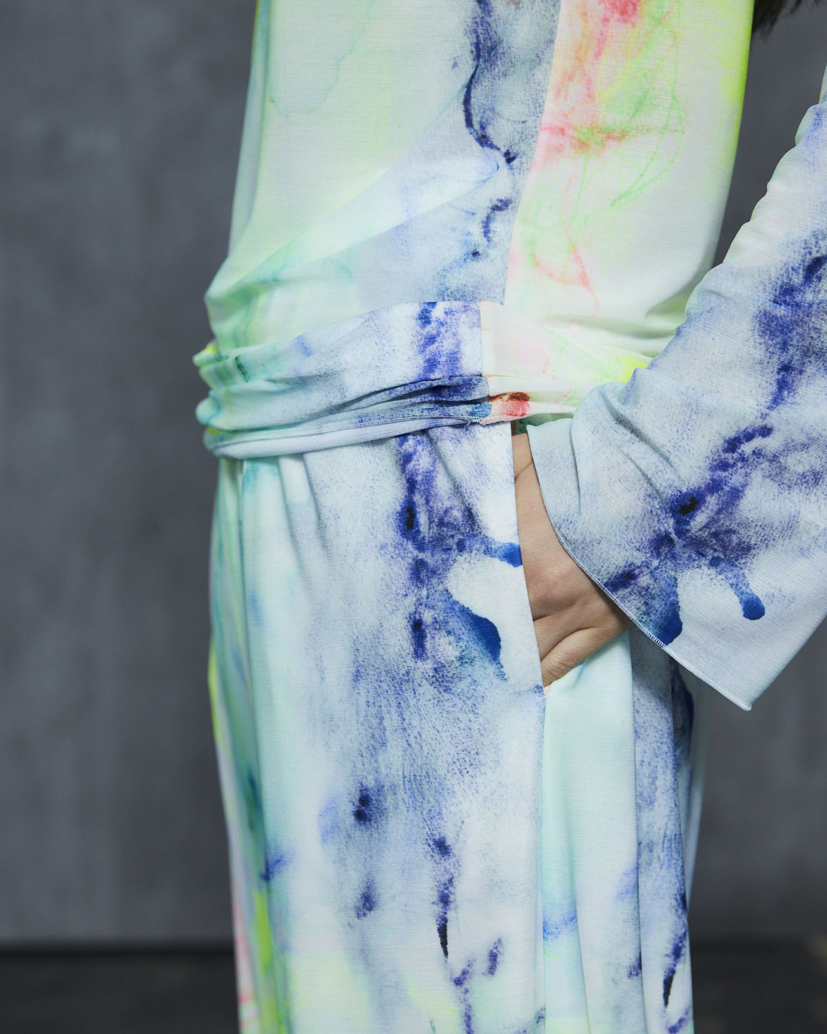 AHUM PRINT SHEER EASY PANTS | SENSE 09_ | STORE | THINGS THAT MATTER ONLINE STORE